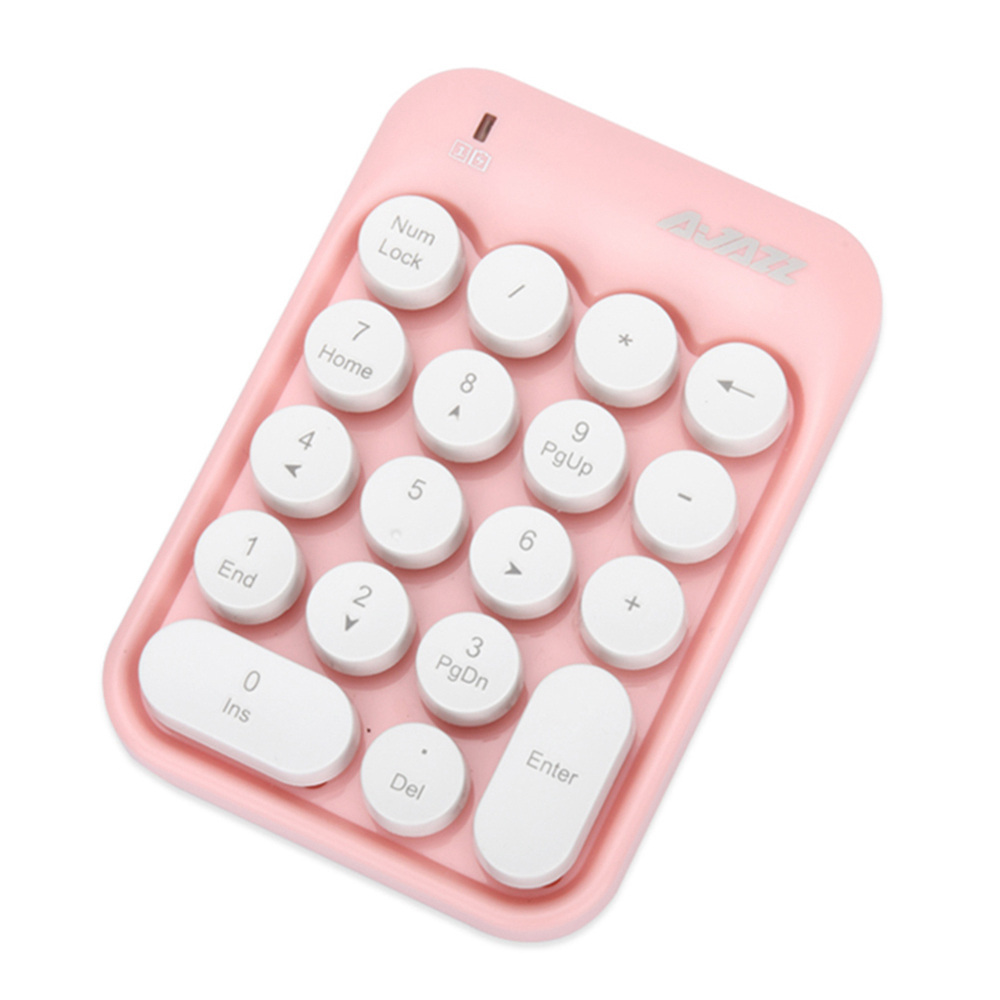 Ajazz AK18 2.4G Wireless Numeric Keypad Pink