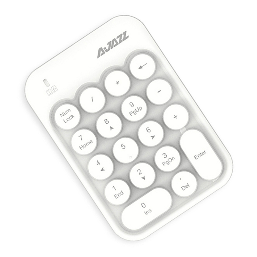 Ajazz AK18 2.4G Wireless Numeric Keypad White