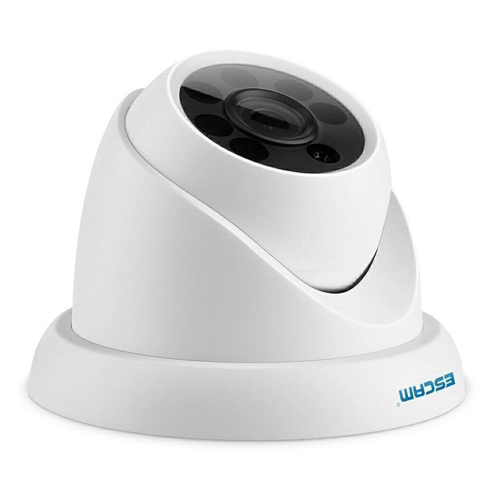 ESCAM QH001 1080P Dome IP Camera White UK Plug