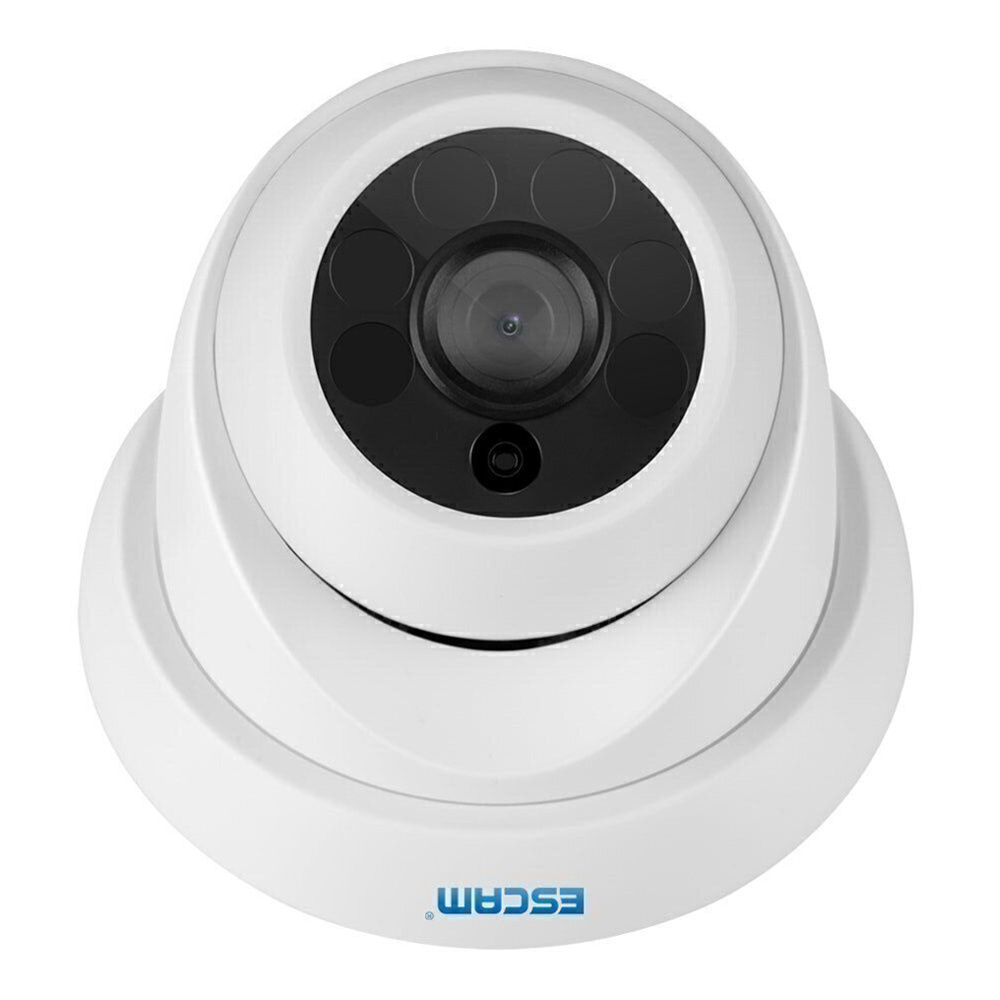 ESCAM QH001 1080P Dome IP Camera White US Plug