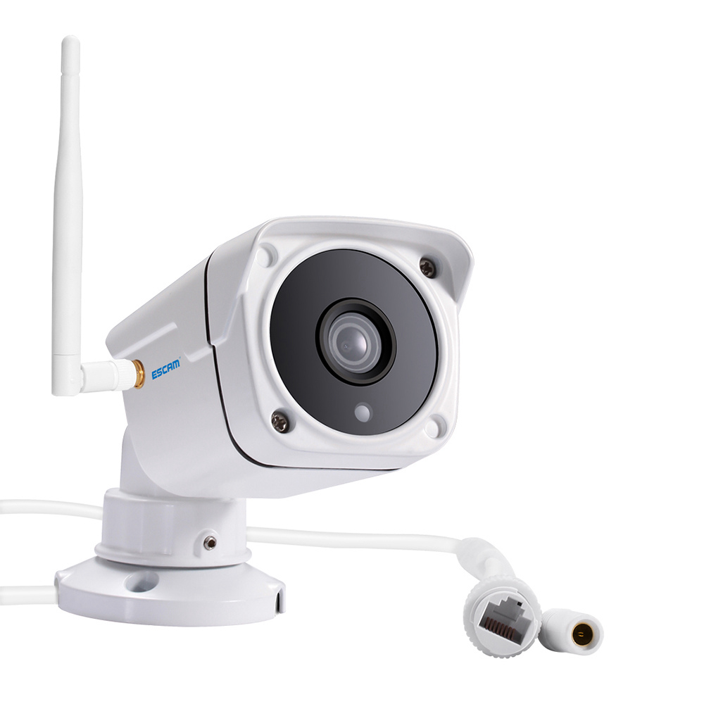 ESCAM PVR001 720P Wifi IP Camera White UK Plug