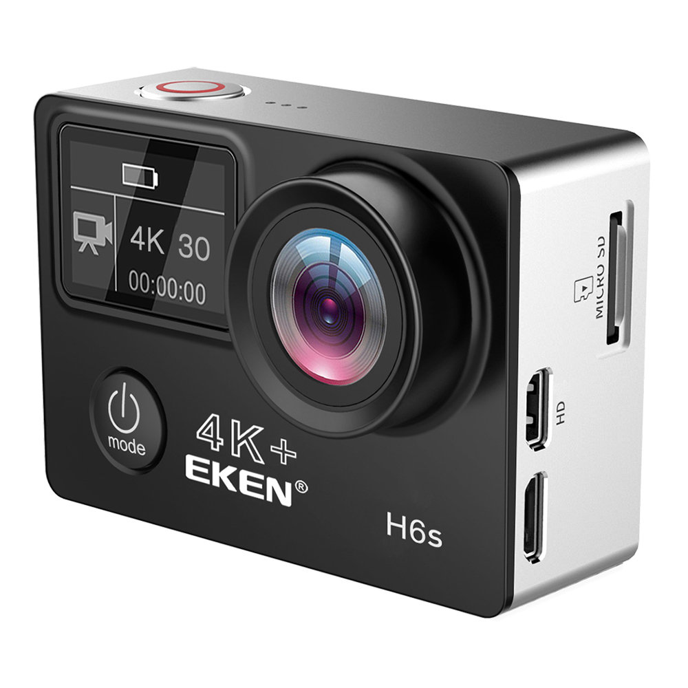 Original EKEN H6s Sports Action Camera EIS Anti-shake Black