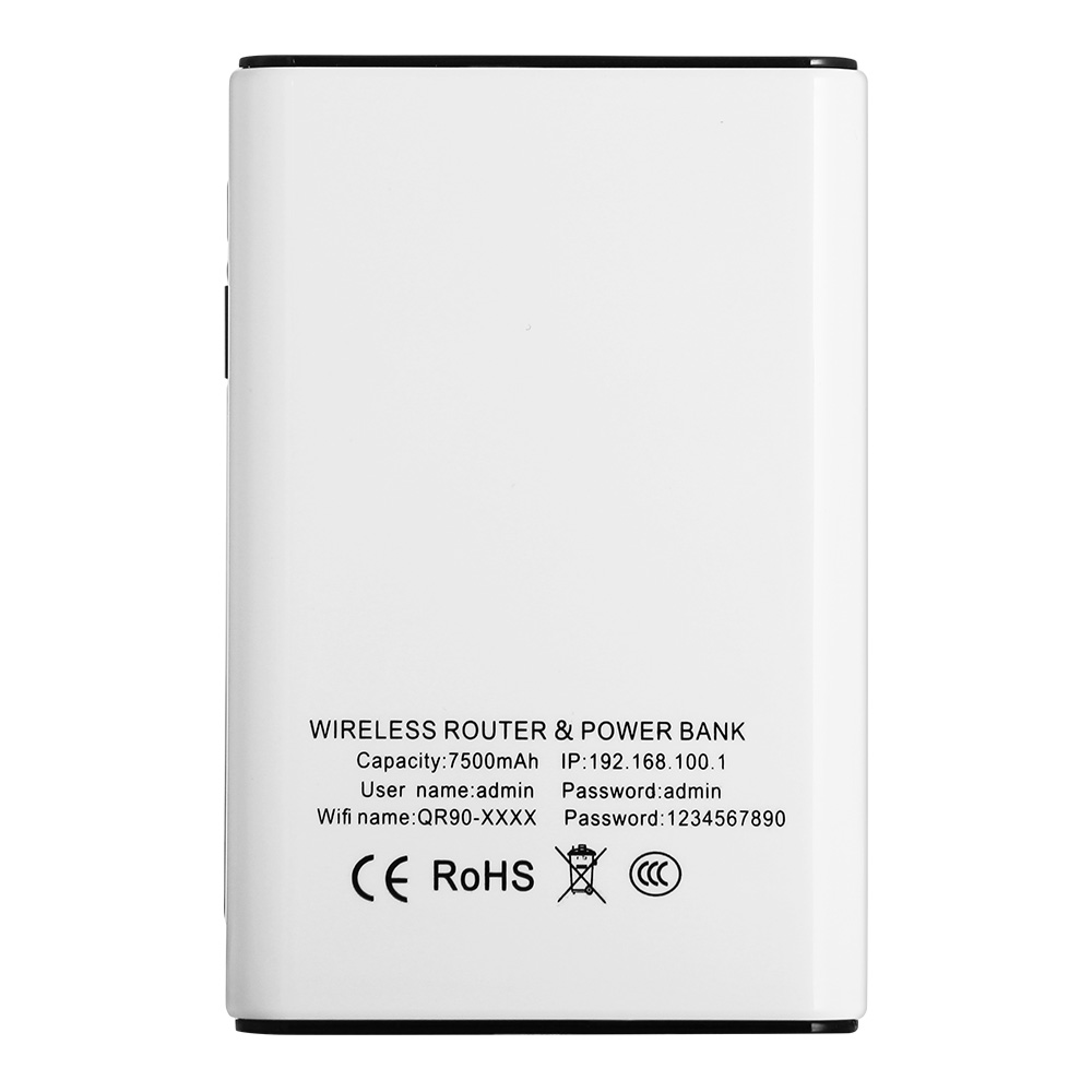 Q7 4G Wireless WIFI Mobile Router White