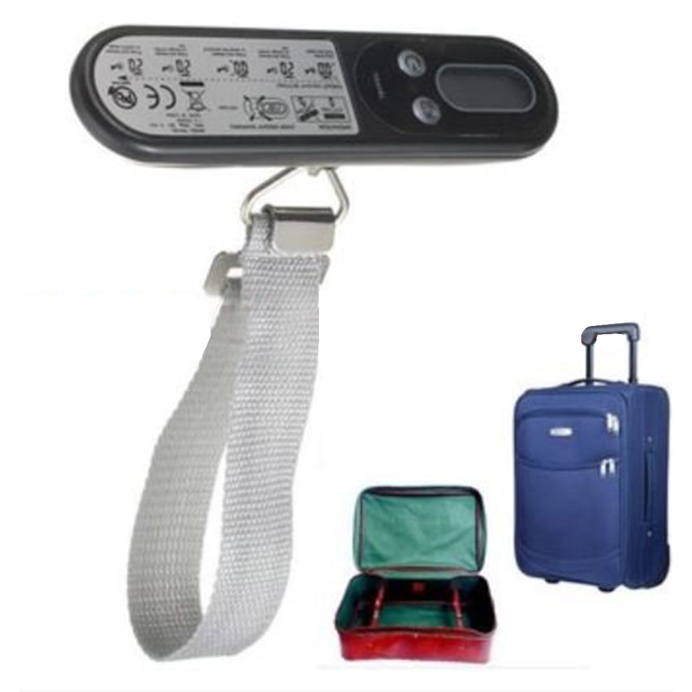 Samrt LCD Digital Handheld Electronic Scale Black