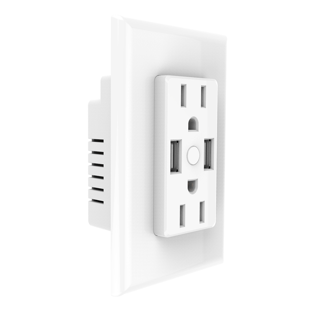 Geekbes WiFi Smart Wall Socket White US Plug