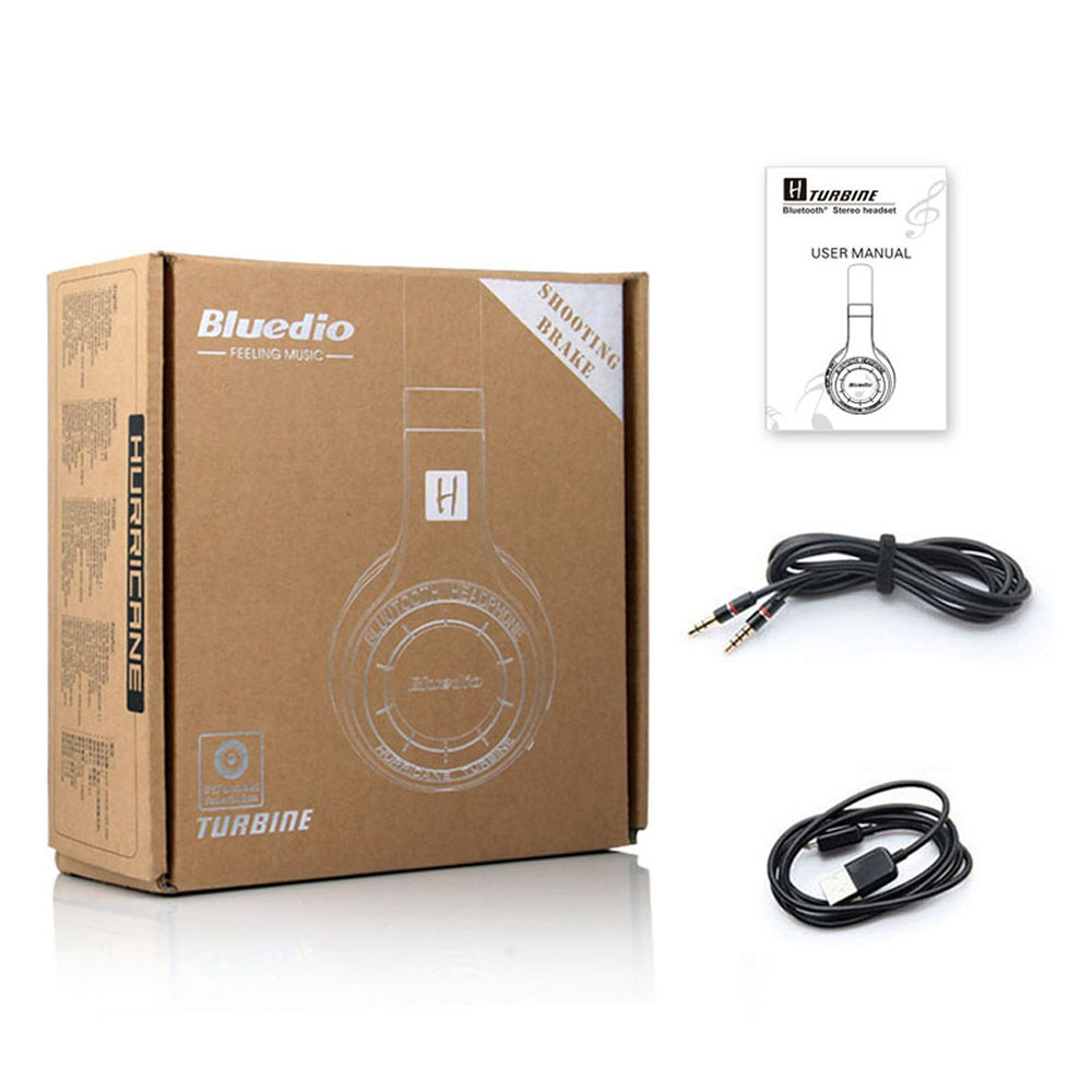 Bluedio HT Hifi Turbine Wireless Bluetooth Headphones Black