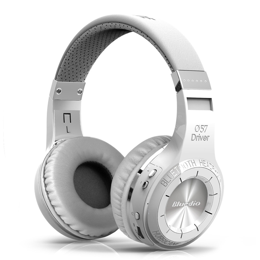 Bluedio HT Hifi Turbine Wireless Bluetooth Headphones White