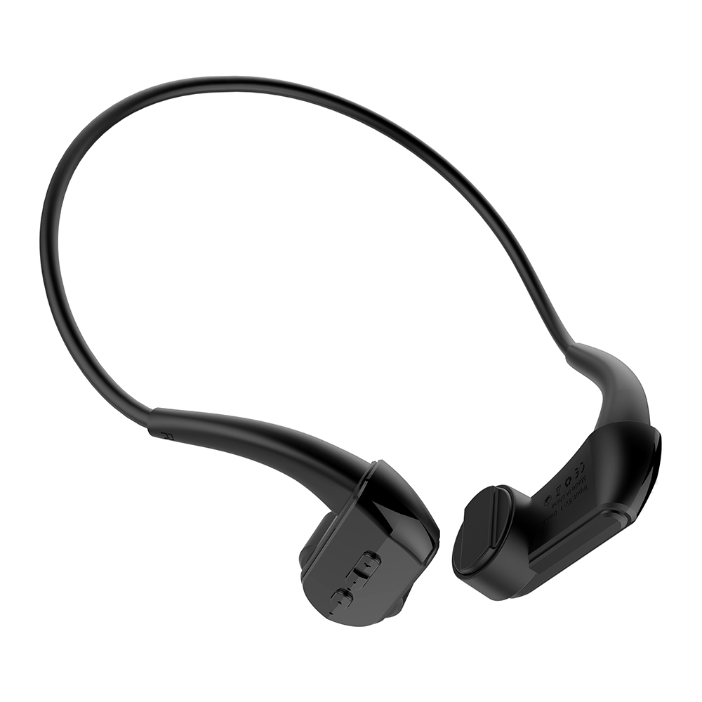 Bone Conduction Bluetooth Sports Wireless Earphones Black