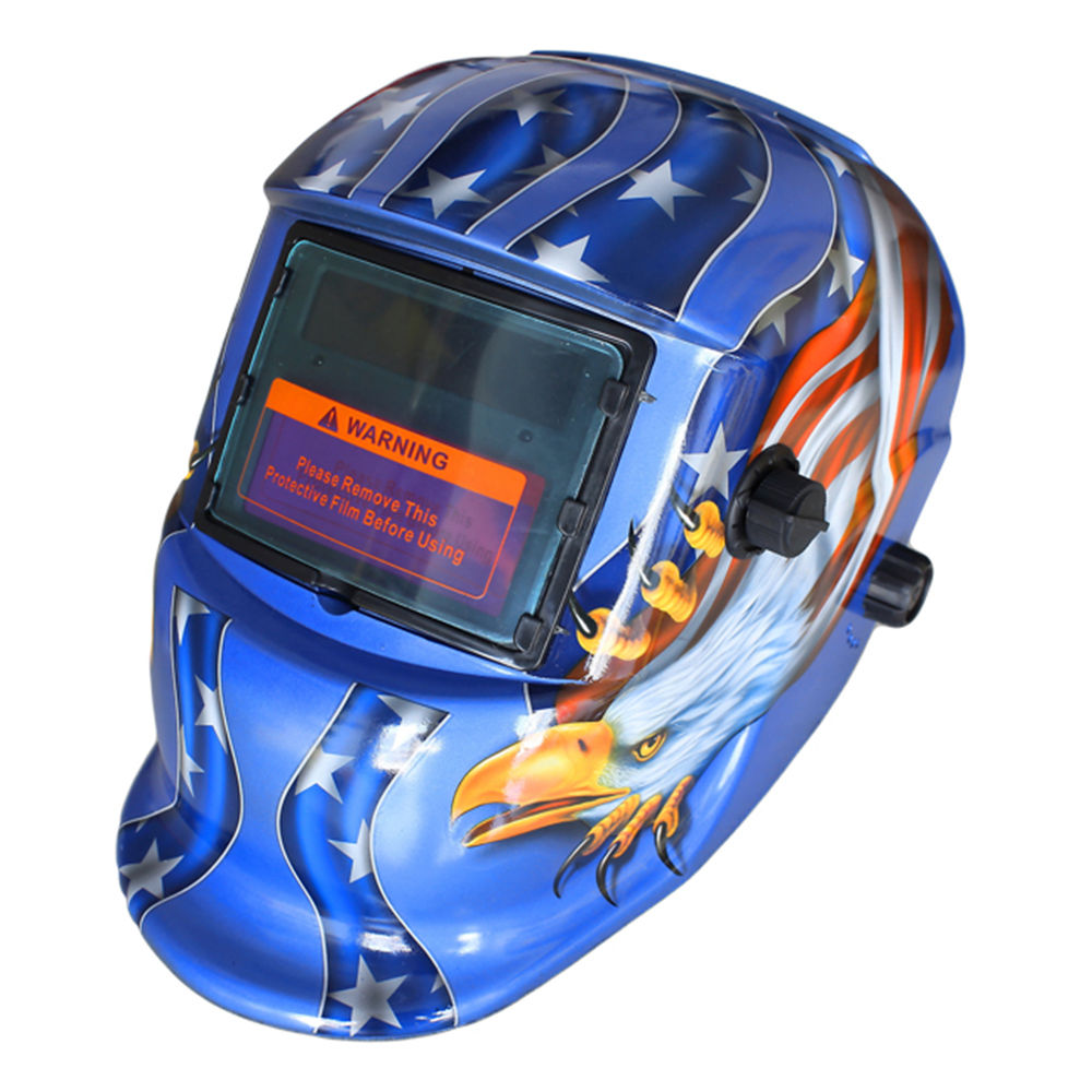 Eagle Pattern Solar Auto Darkening Electric Welding Mask Helmet