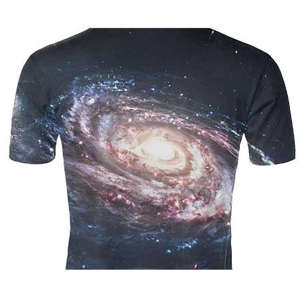 3D Printed Cosmic Nebula Men's T-shirt Black