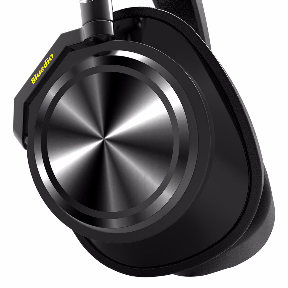 Bluedio T6 Headphones Wireless Bluetooth Headset Black