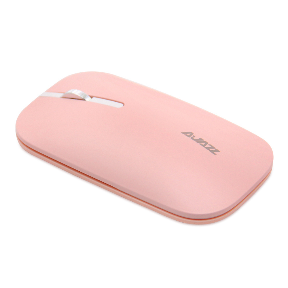 Ajazz I25 Wireless Bluetooth Mouse Pink