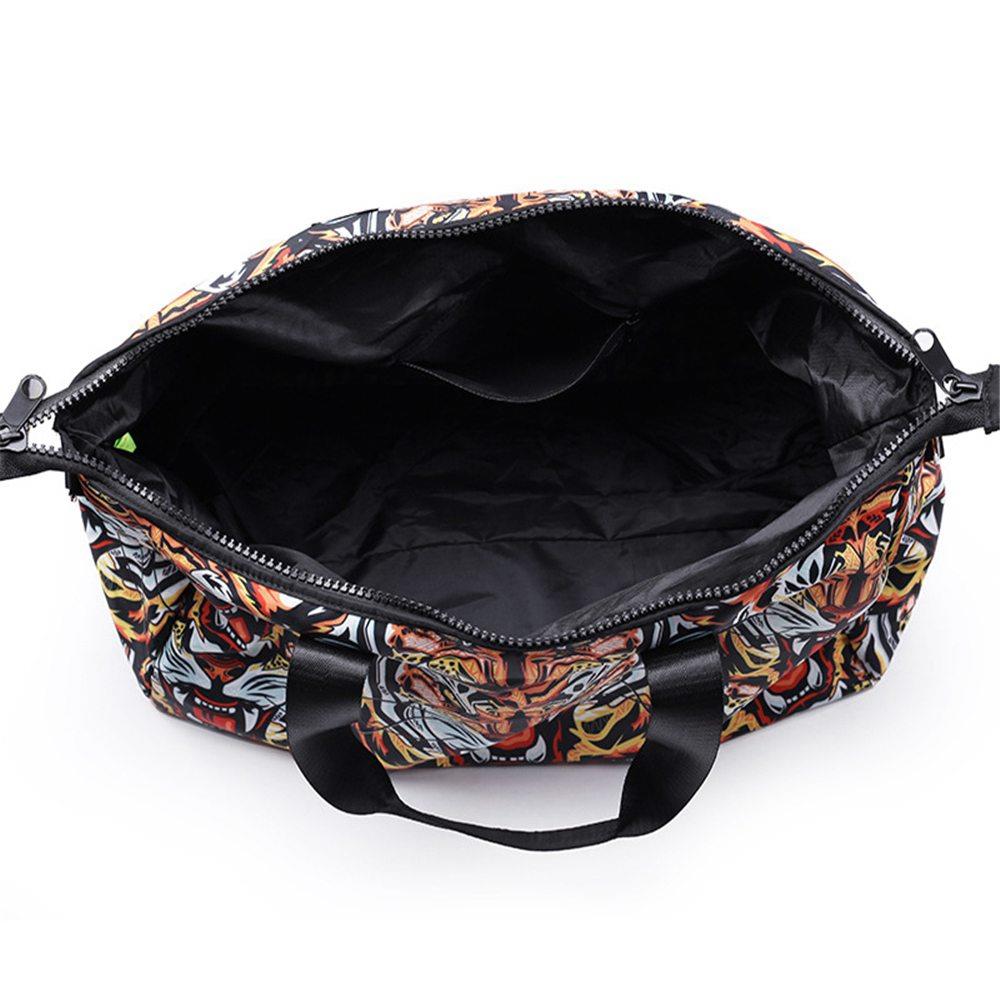 3D Printed Tiger Pattern Handbag Multi Color