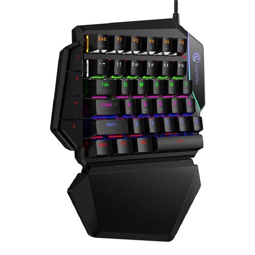 GameSir GK100 One Hand Mechanical Keyboard Black