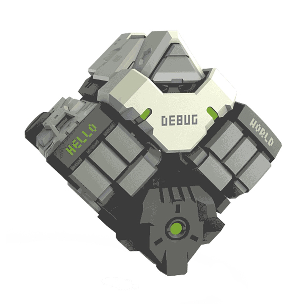 Xiaomi Youpin Programming Ape Building Block Toy Silver