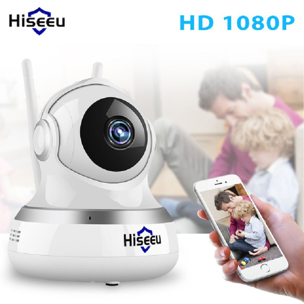 Hiseeu FE1 1080P 2MP Wifi IP Camera White US Plug