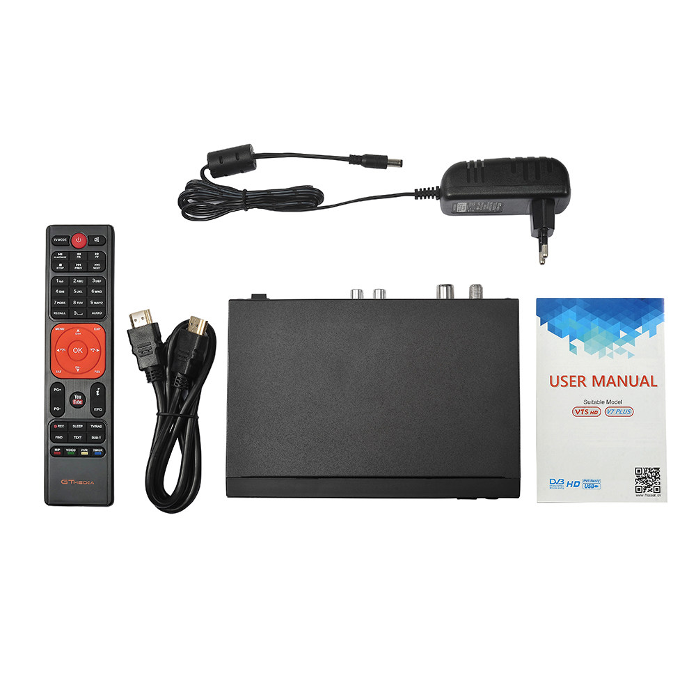 GTMEDIA V7 PLUS DVB-S/S2/T/T2 1080P Full HD TV Box