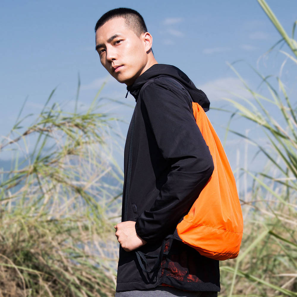 Xiaomi Men Backpack Jacket Sport Coat Black