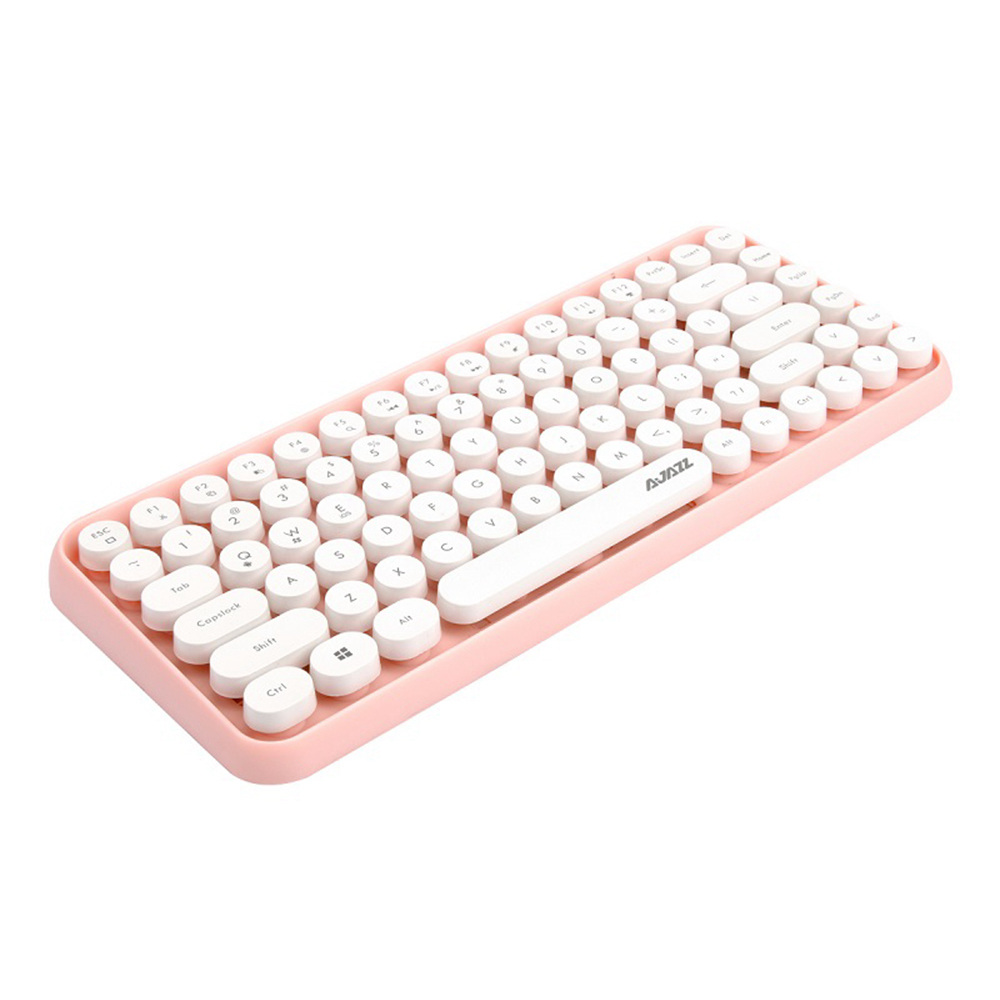 Ajazz 380i Bluetooth Wireless Keyboard Pink