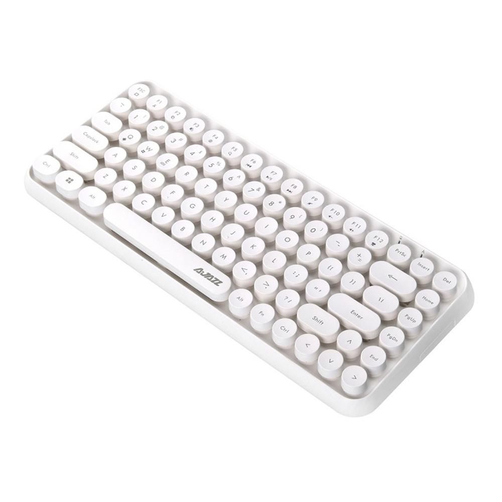 Ajazz 380i Bluetooth Wireless Keyboard White