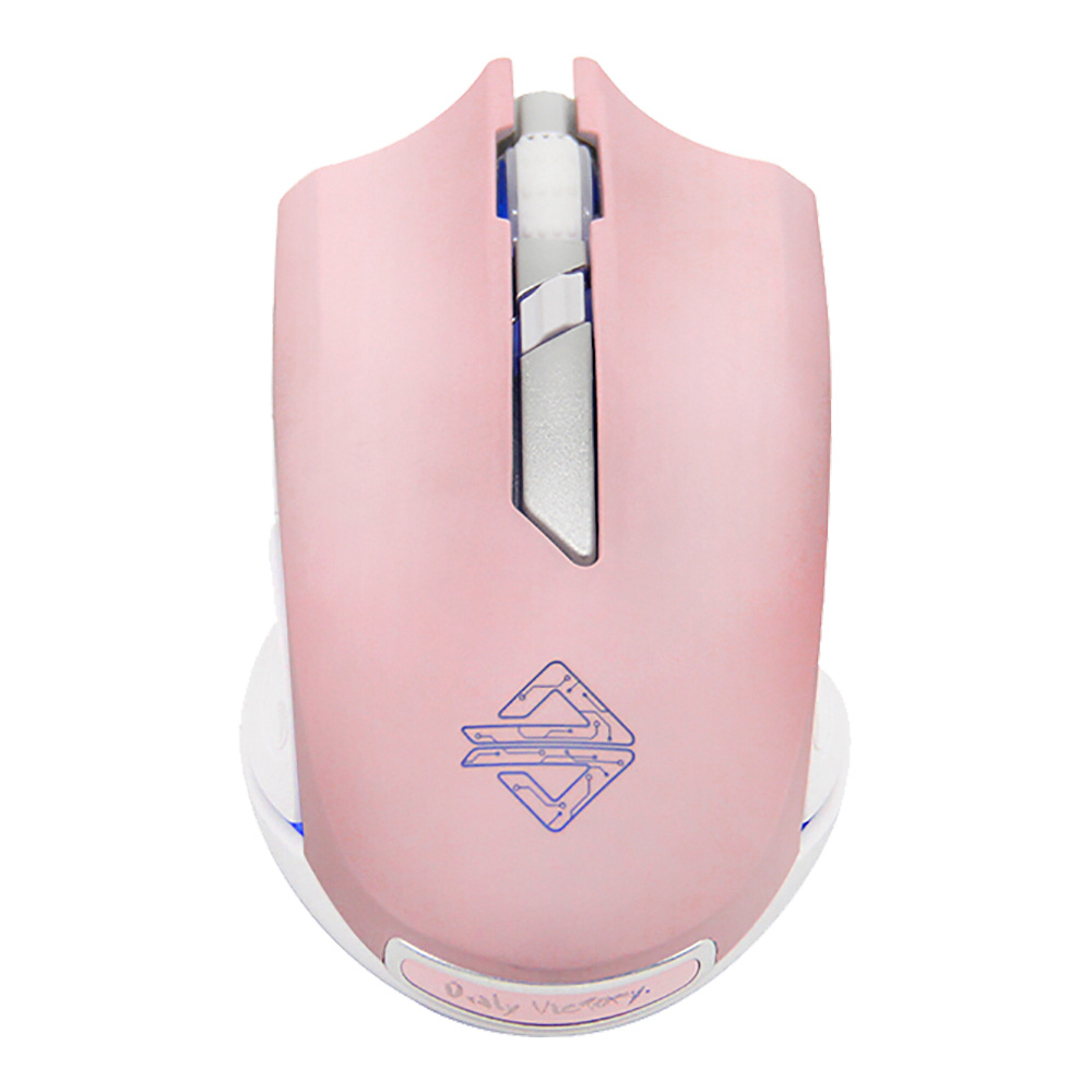 Ajazz AJ302 Pro Dual Mode Gaming Mouse Pink