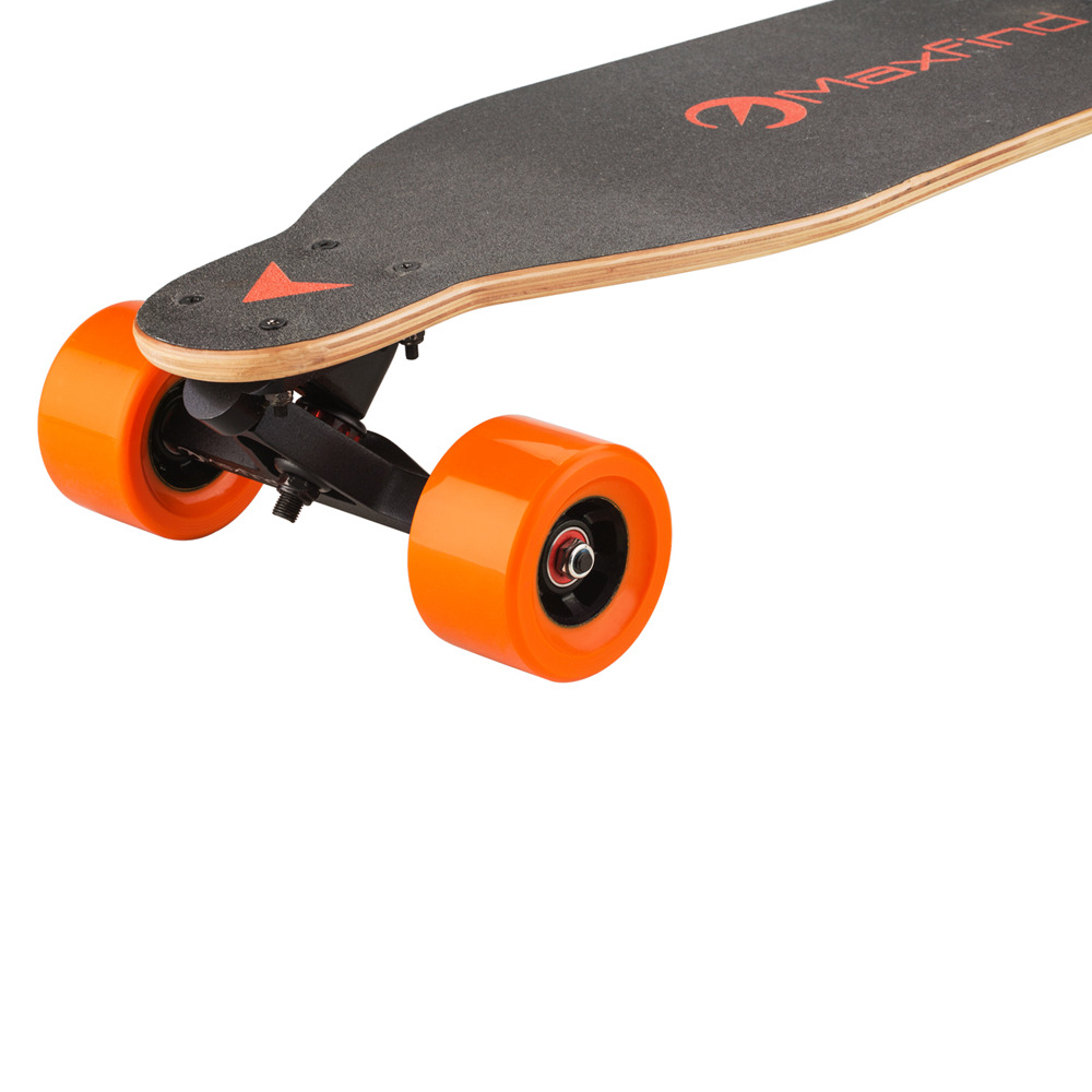 MAXFIND Max A Electric Skateboard Four-wheel Single Drive Gray Orange