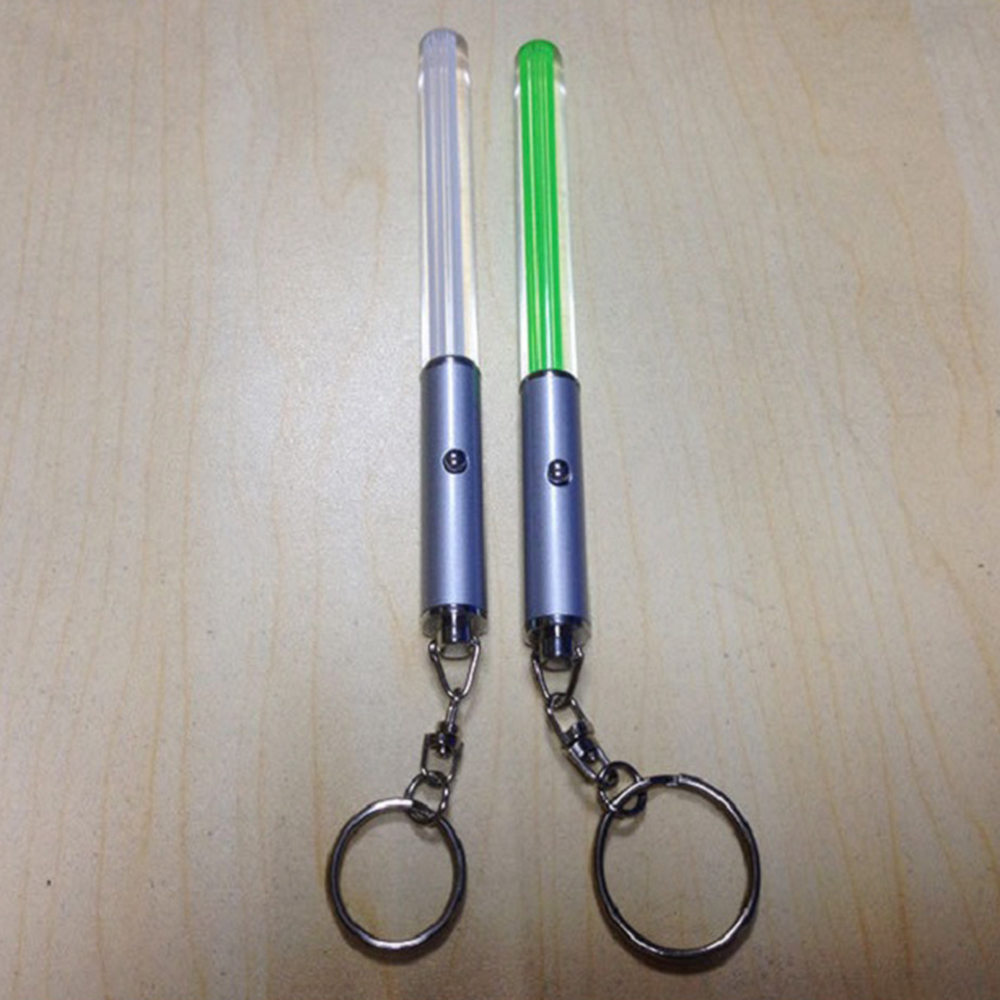 10 PCS FUMAT LED Mini Flashlight Keychain Fluorescent Green