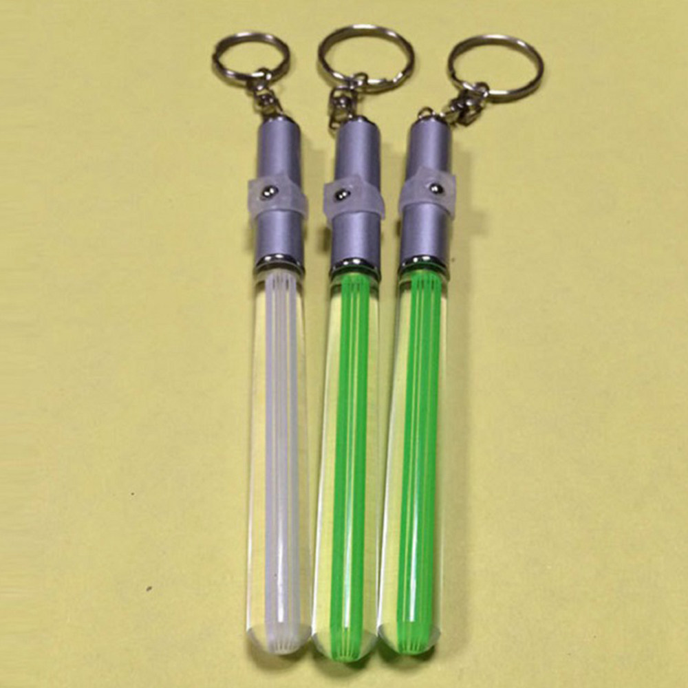 FUMAT LED Mini Flashlight Keychain Fluorescent Green