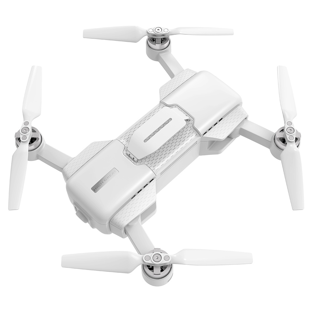 High Great Mark Wifi FPV VIO Drone + Camera BNF White