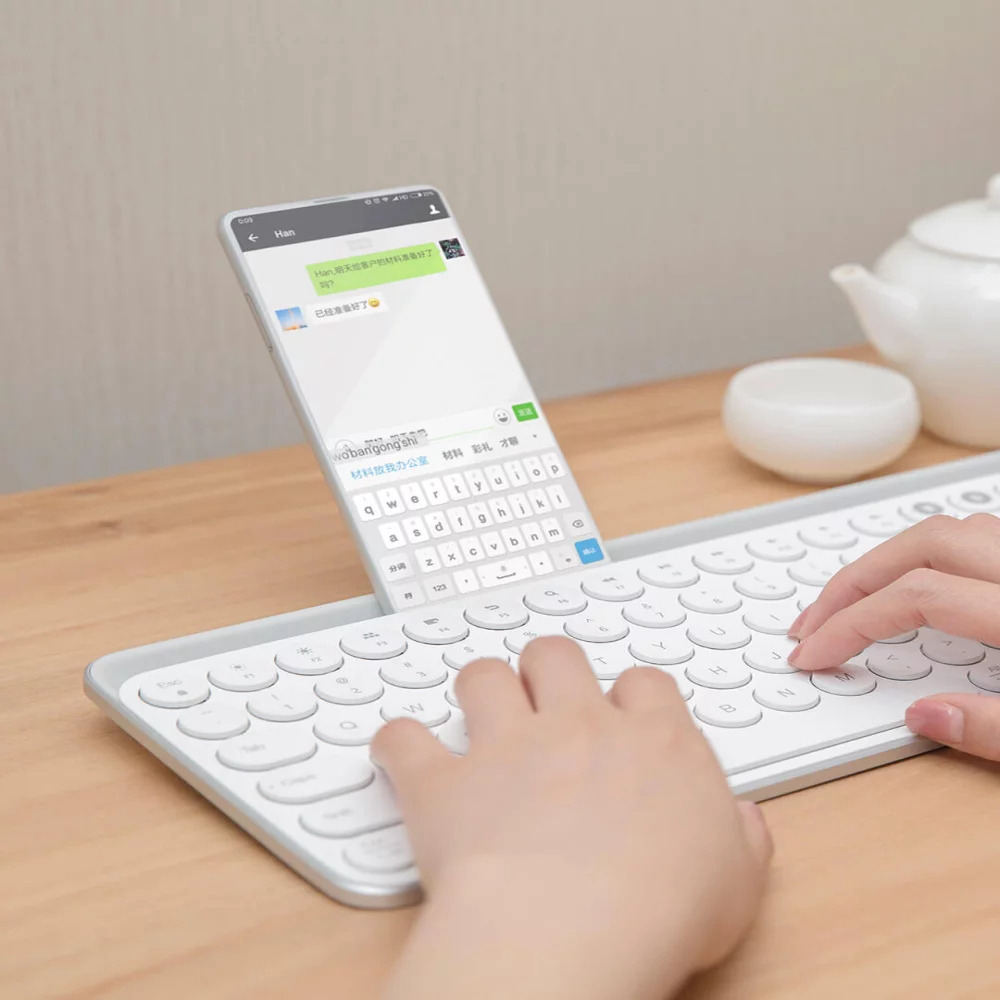 Xiaomi MIIIW Wireless Bluetooth/2.4G Dual-mode Keyboard White