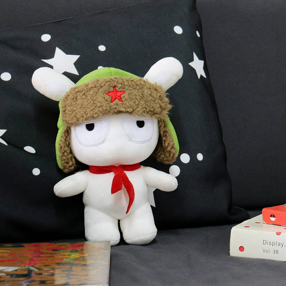 XIAOMI White Stuffed Plush Toy Classic MITU Kids Gift