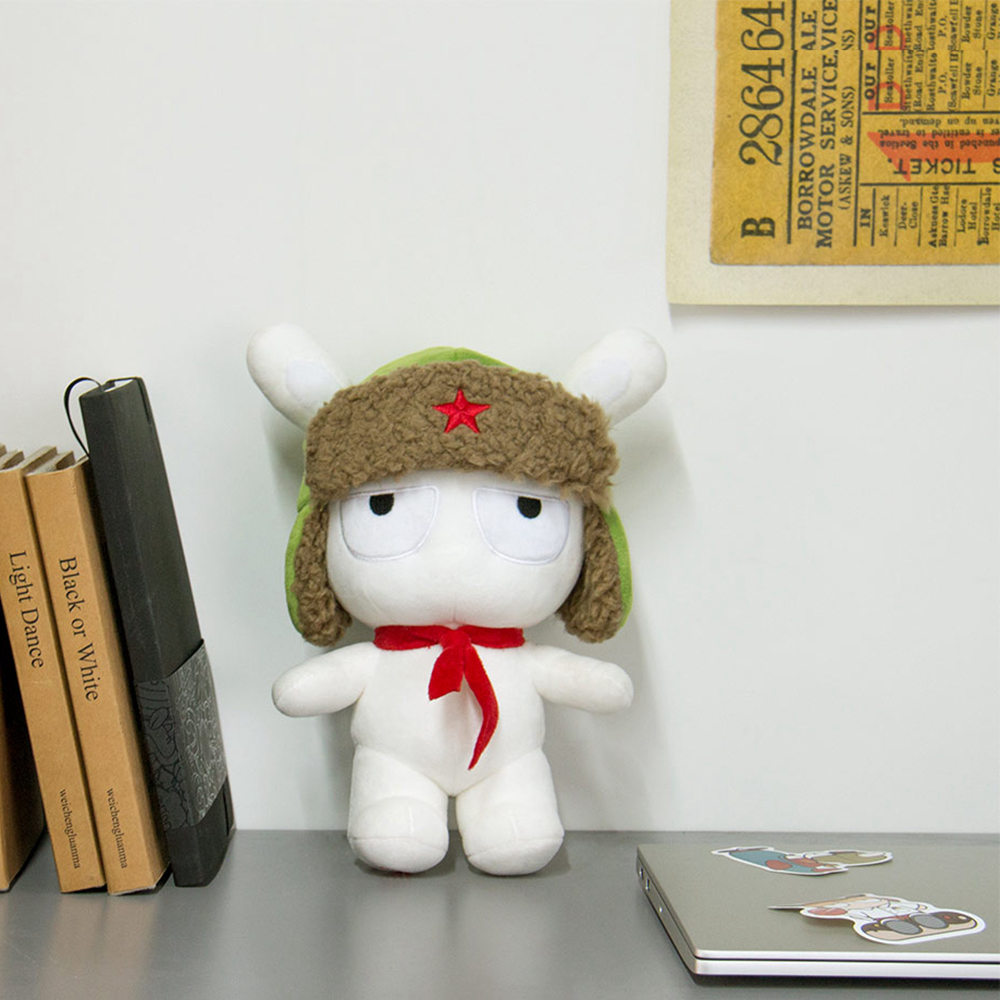 XIAOMI White Stuffed Plush Toy Classic MITU Kids Gift