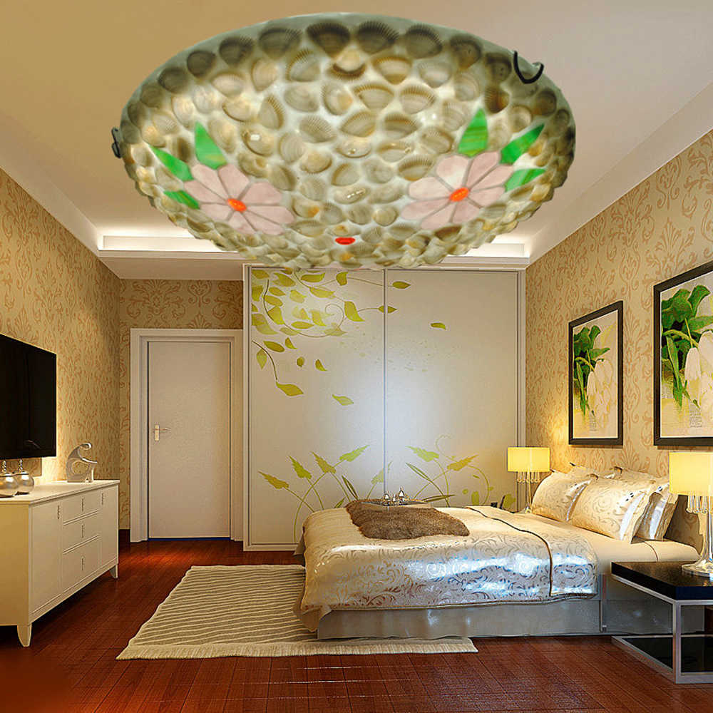 FUMAT Colorful Seashell Ceiling Light Size 40CM