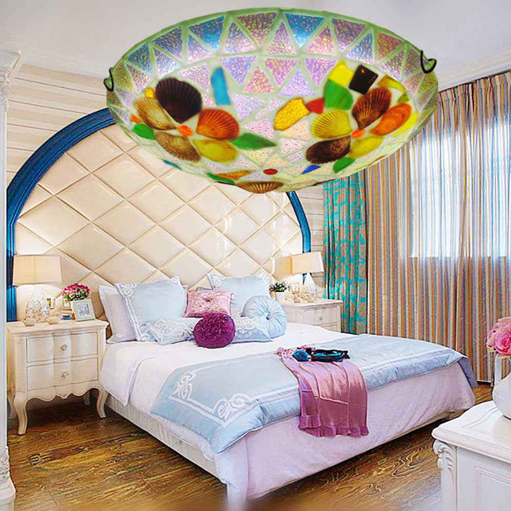 FUMAT Colorful Seashell Ceiling Light Size 40CM Type C