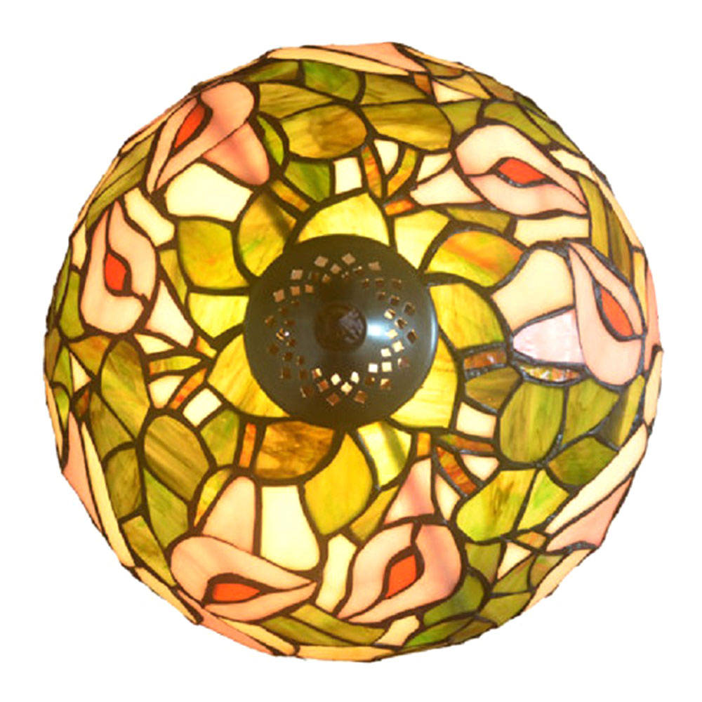 FUMAT Tiffany Style Calla Lily Table Lamp