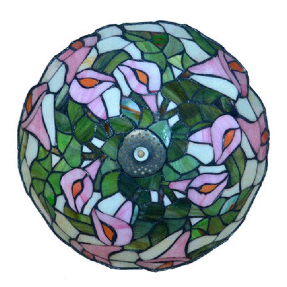FUMAT Tiffany Style Calla Lily Table Lamp