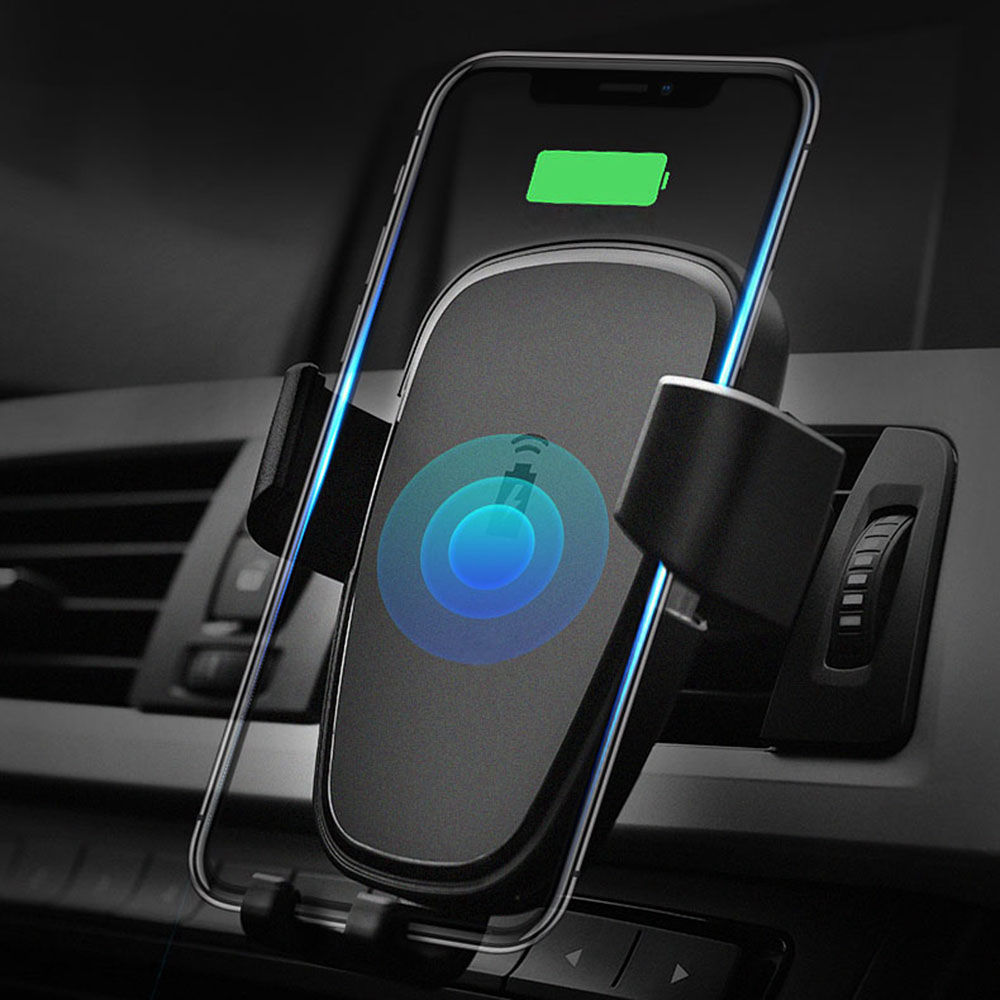 HAMTOD HFC200 10W Output Car Wireless Charging Mount Holder Black