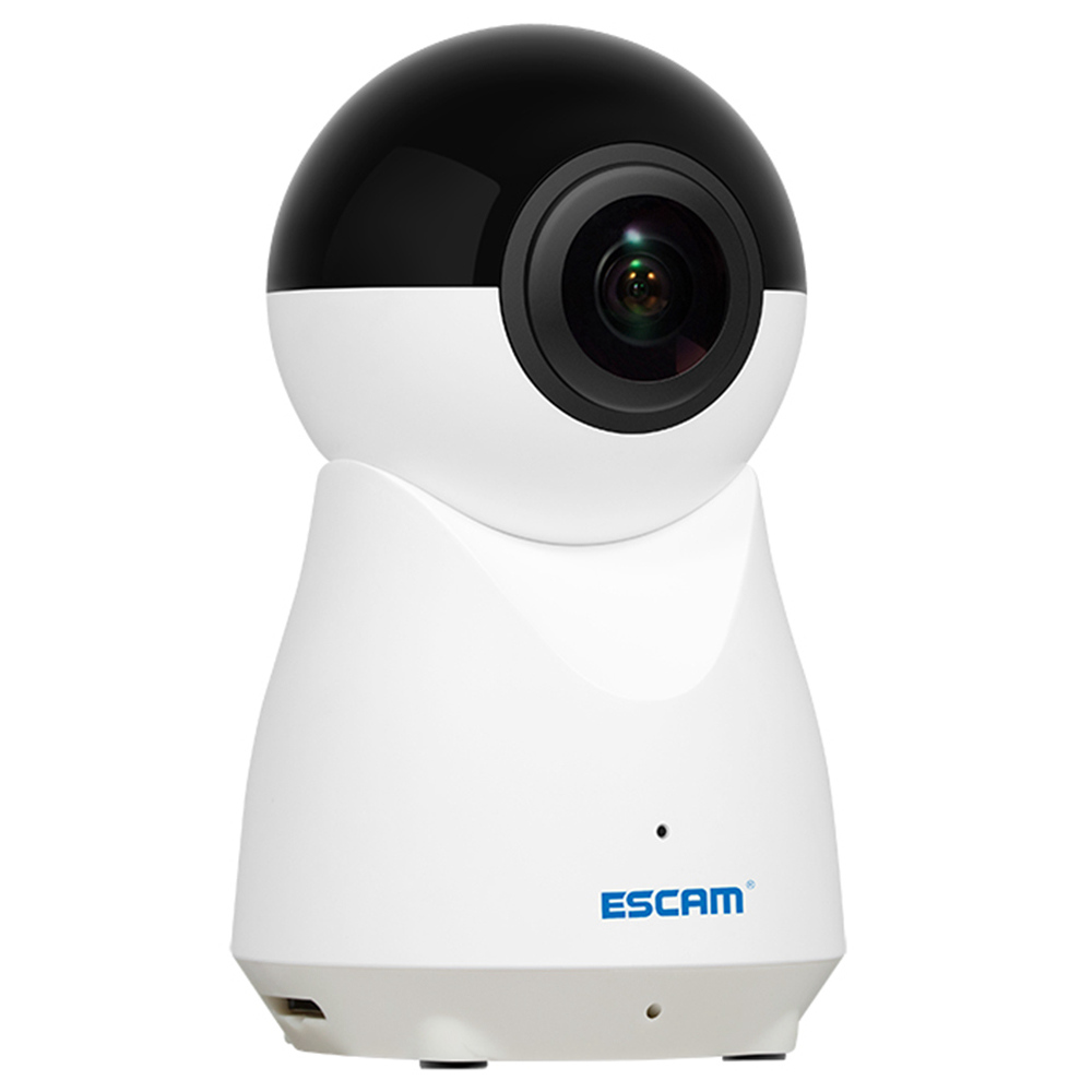 ESCAM QP720 1080P 720 Degree Panoramic WIFI IP Camera White EU Plug