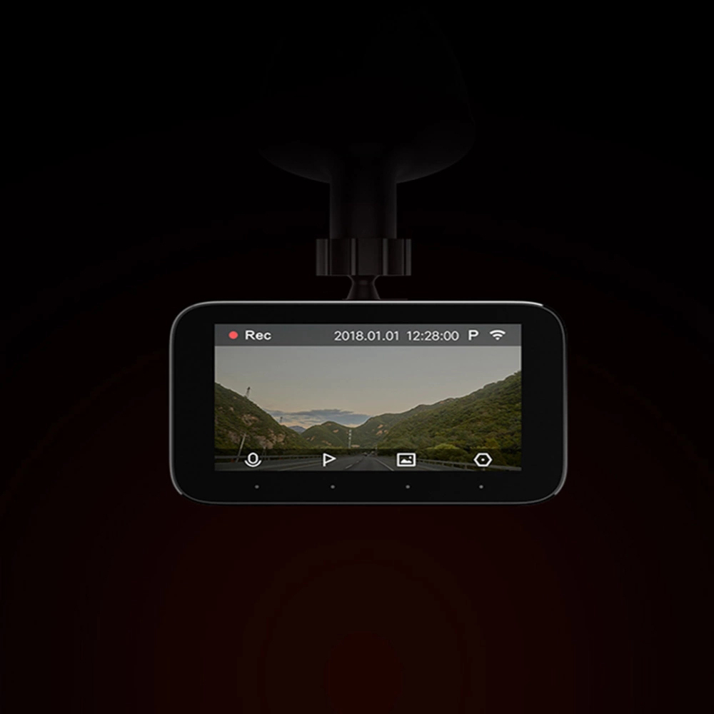 Xiaomi Mijia Car DVR Camera 1S SONY IMX307 IPS Screen 1080P Black