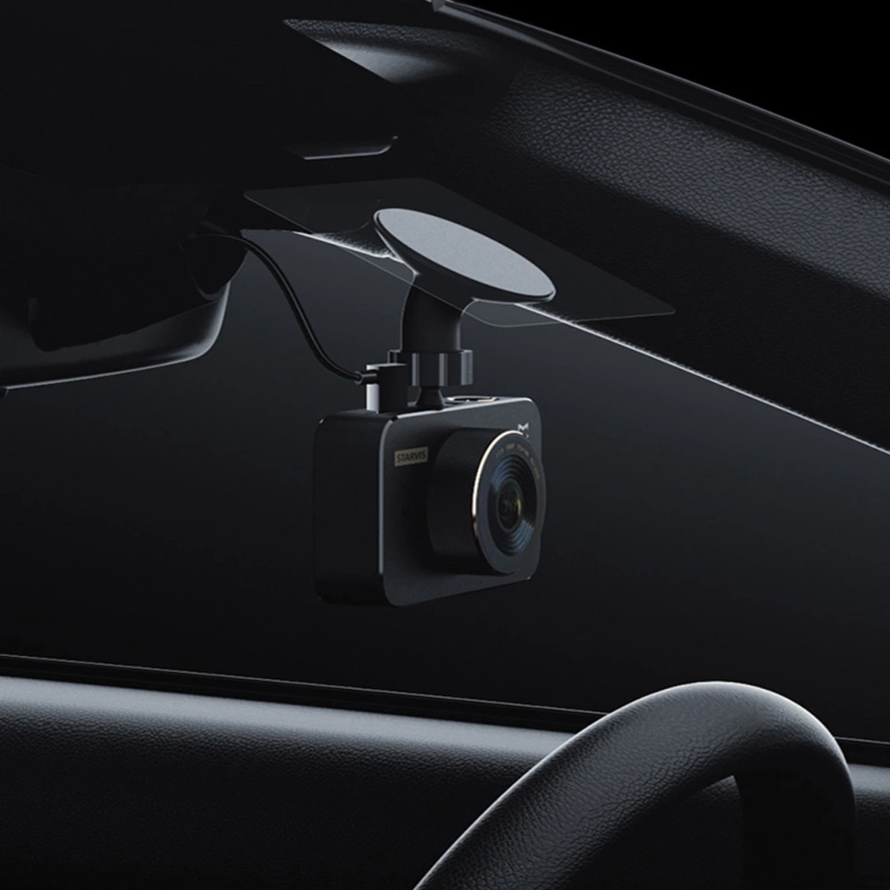 Xiaomi Mijia Car DVR Camera 1S SONY IMX307 IPS Screen 1080P Black
