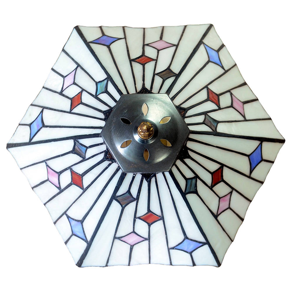 FUMAT Tiffany Style Elegant Floral Table Lamp