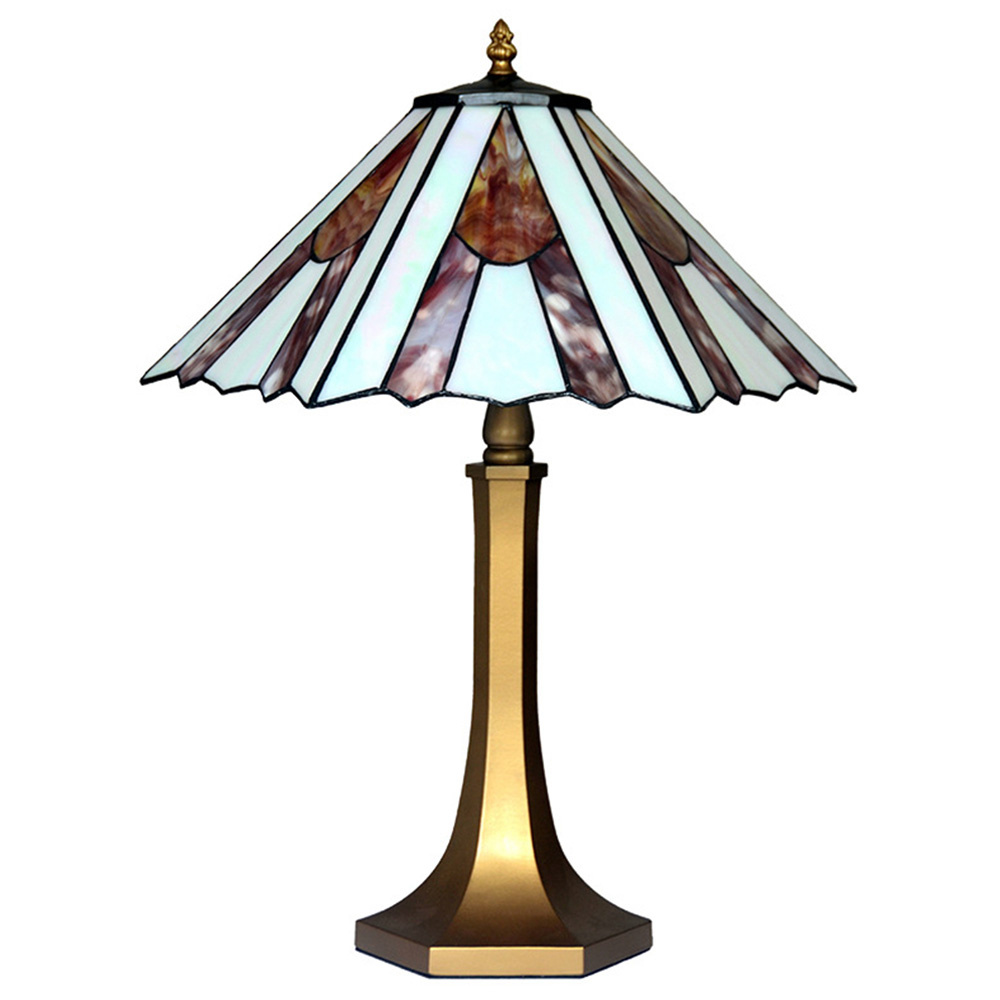 FUMAT Tiffany Style Retro Floral Table Lamp