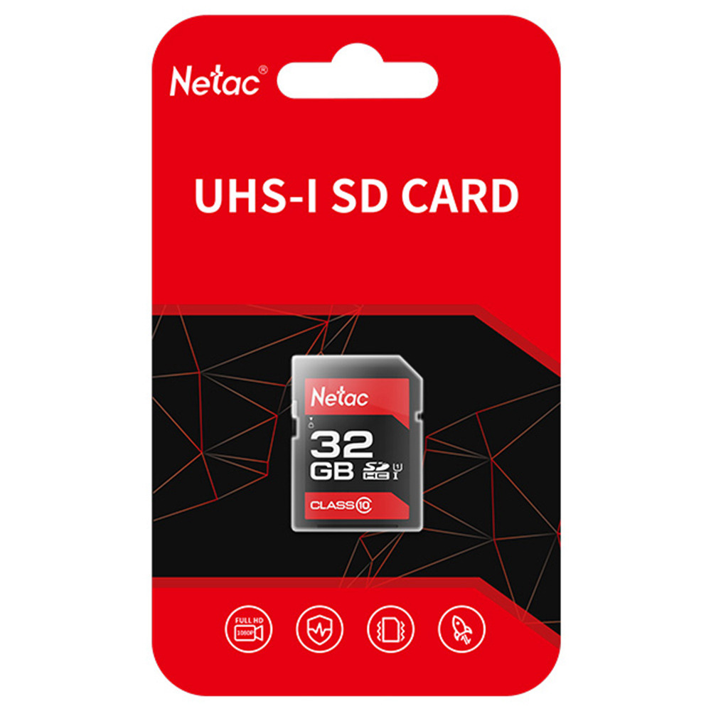 Netac P600 32GB SD Card UHS-I Class 10 SDHC Black