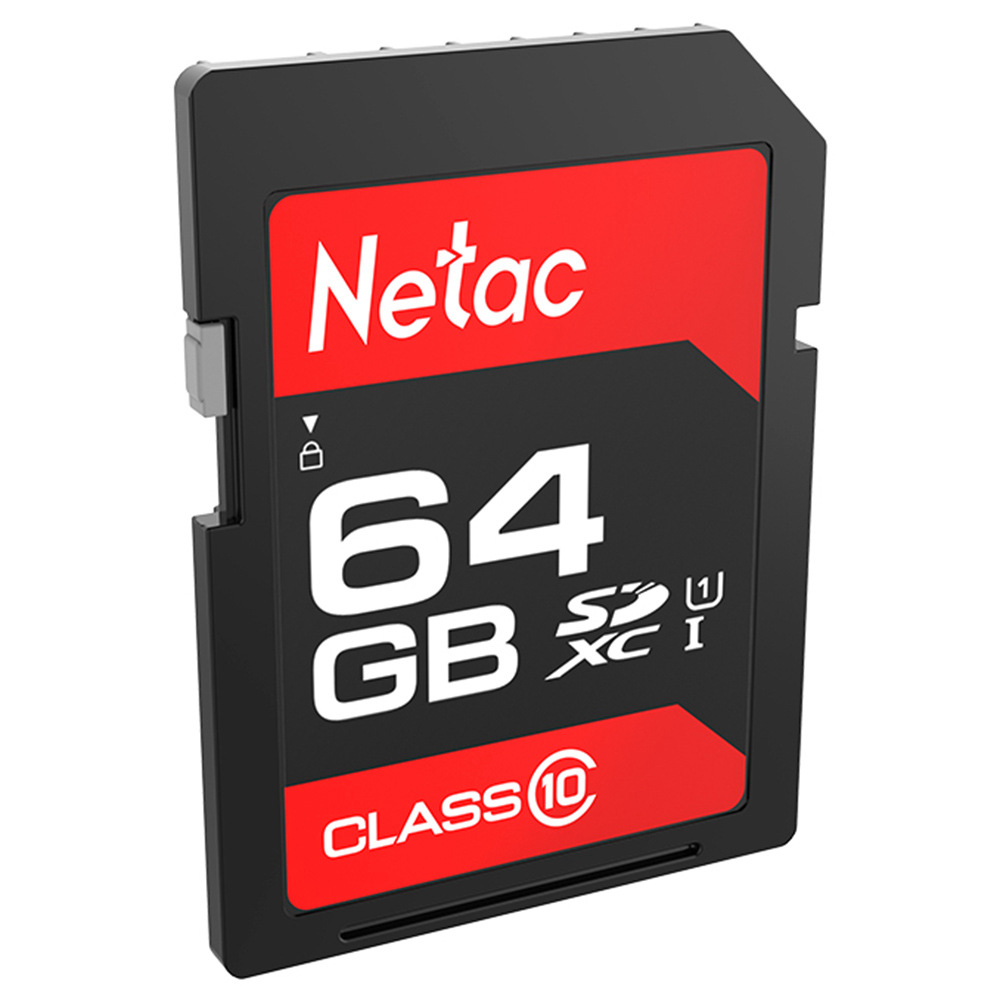 Netac P600 64GB SD Card UHS-I Class 10 SDHC Black