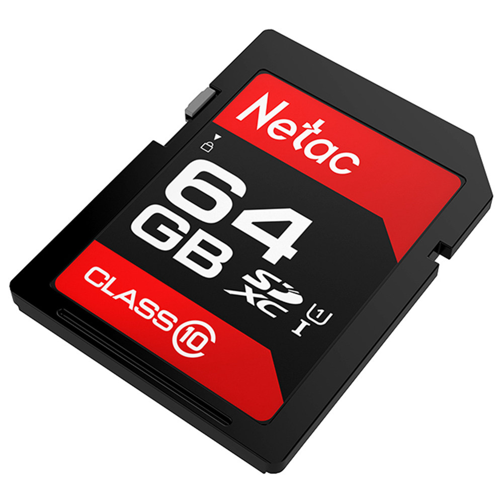 Netac P600 64GB SD Card UHS-I Class 10 SDHC Black