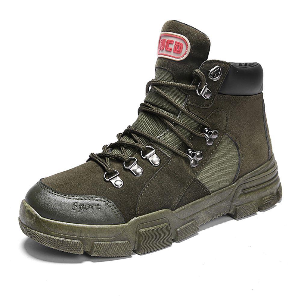 S2801 Men's Old Style Martin Boots EU41 Green