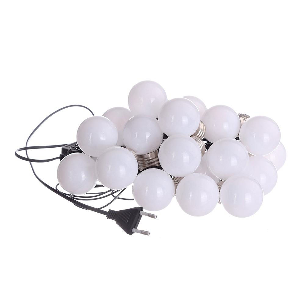 20PCS String Lights LED Bulbs Milky White