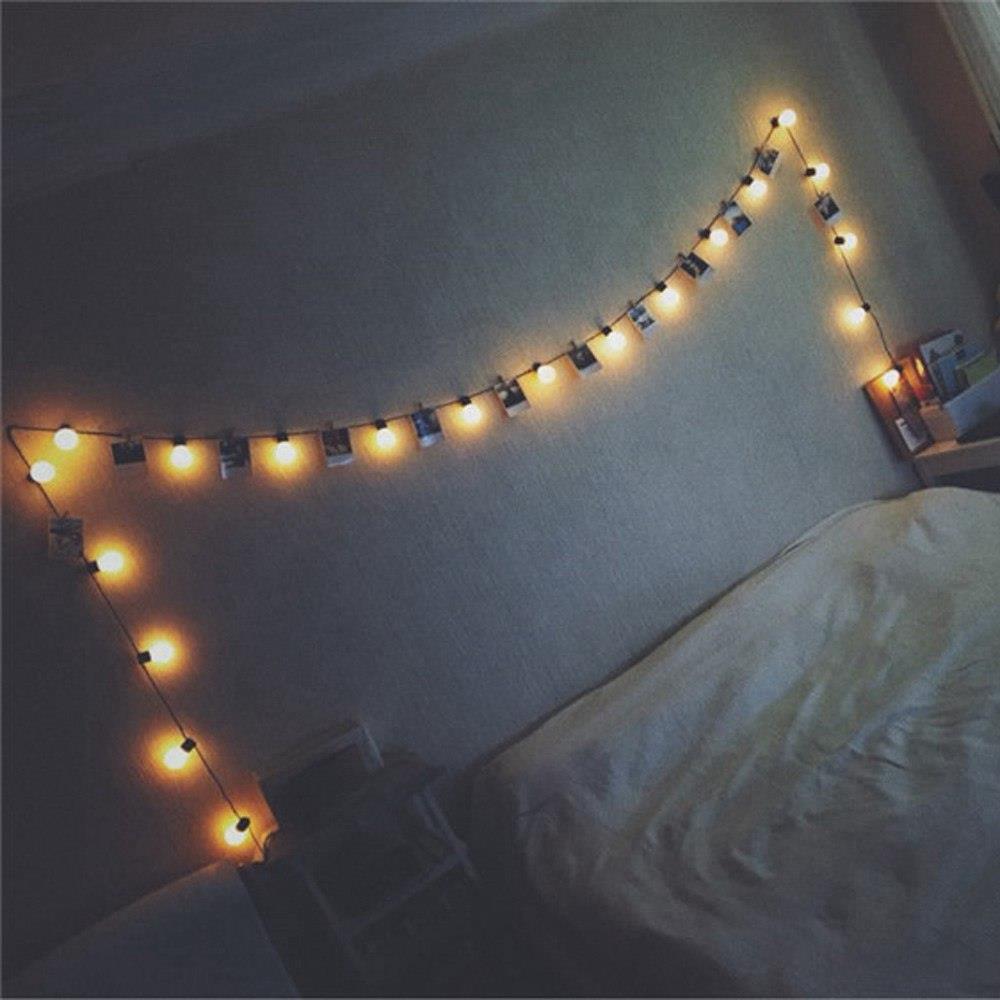 20PCS String Lights LED Bulbs Milky White