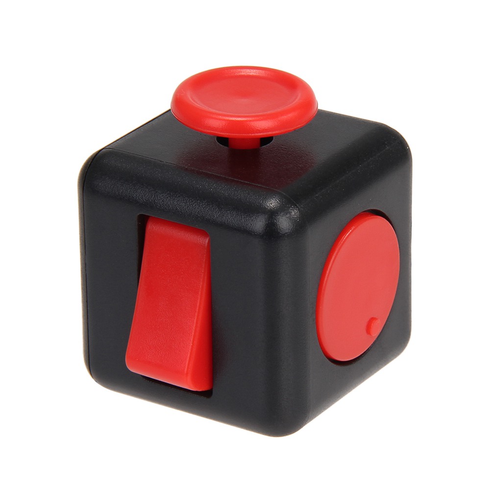 Stress Reliever Magic Cube Black+Red