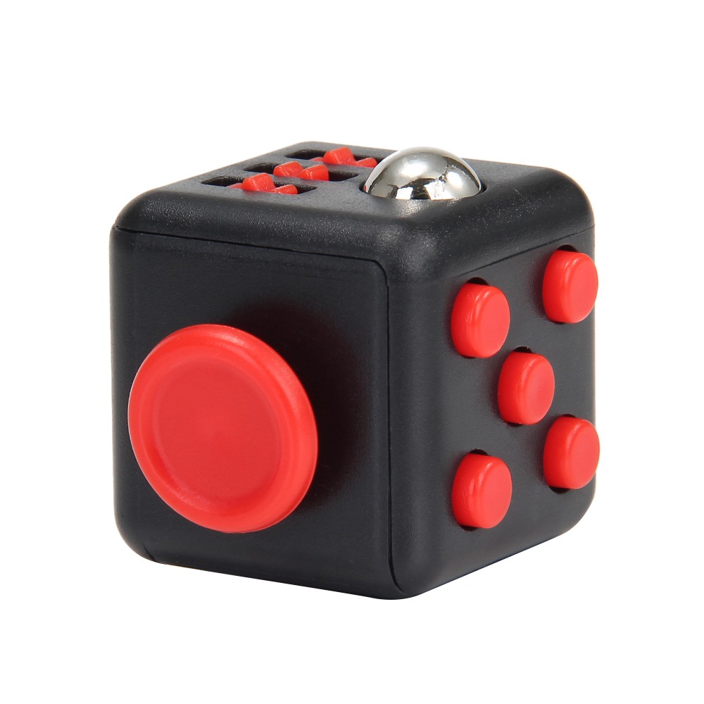 Stress Reliever Magic Cube Black+Red